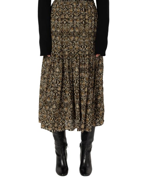 GERARD DAREL GERARD DAREL Billie Flared Printed Midi Skirt
